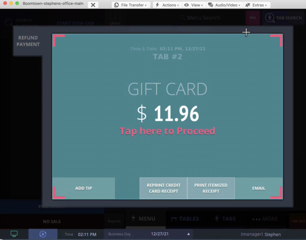 How To Add a Custom Tender and Use Gift Cards - Smarttab Support