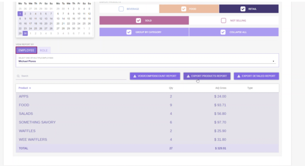 How to Download a Product Report, Including Modifiers - Smarttab Support