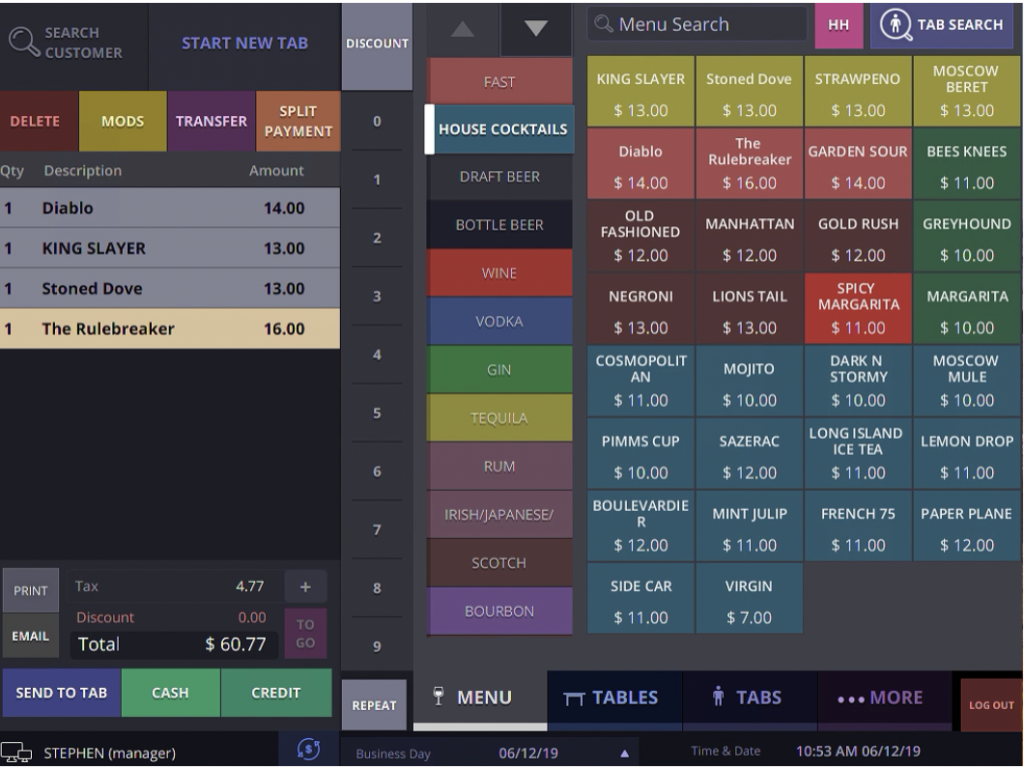 How To Start a Bar Tab - Smarttab Support