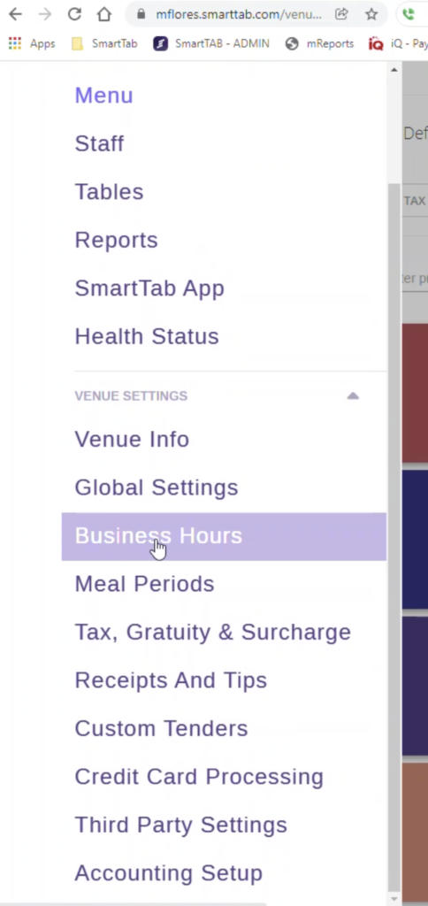 How to change time zone on the POS - Smarttab Support