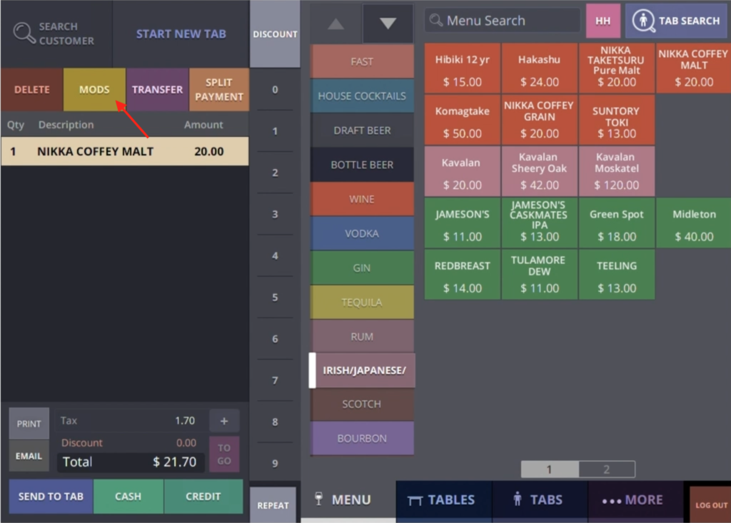 How to Create and Use Modifications (MODS) on your POS terminal ...