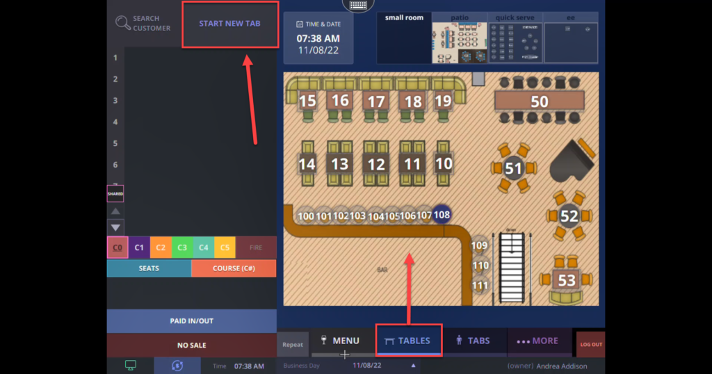 How to Use Seating - Smarttab Support